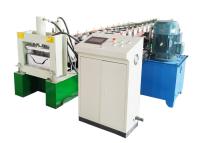China Hydraulic Rain Gutter Roll Forming Machine / Round Downspout Machine Input Width 300mm for sale