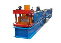 China Metal Downspout Portable PPGL PPGI Rain Gutter Roll Forming Machine  High Potency for sale