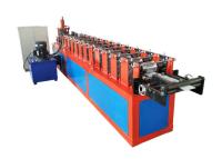 China Side Guide Rail Roller Shutter Door Roll Forming Machine With Hydraulic Cutting System for sale