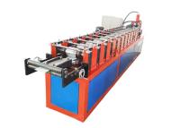 China Side Guide Rail Roller Shutter Door Roll Forming Machine With Hydraulic Cutting System for sale