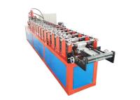 China High Strength Frame Roller Shutter Door Roll Forming Machine 110mm PPGI Steel Slat Material for sale