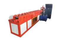 China High Strength Steel Frame Roll Forming Machine , Corrugated Roller Shutter Door Machine for sale