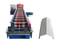 China GI House Ridge Cap Roll Forming Machine Main Structure 300mm H Beam Pump Power 3kw for sale