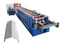 China Color Steel Metal Roof Ridge Roll Forming Machine 15 - 20  m/min for sale