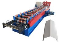 China Metal Roof Ridge Cap Roll Forming Machine Sidewall 16mm Connect Bar 25mm for sale