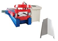 China Metal Roof Ridge Cap Roll Forming Machine Sidewall 16mm Connect Bar 25mm for sale