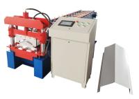 China Metal Roof Ridge Cap Roll Forming Machine Sidewall 16mm Connect Bar 25mm for sale