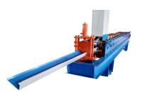 China Chain Size 33mm Ridge Cap Roll Forming Machine / Flashing Making Machine 14 Roll Station for sale