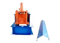 China Chain Size 1 Inch Ridge Cap Roll Forming Machine , Profile Sheet Making Machine for sale