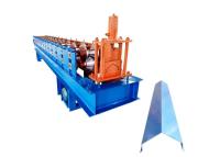 China PPGI Steel Roofing Ridge Cap Roll Forming Machine With Hand Touch PLC Program for sale