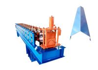 China Chain Size 1 Inch Ridge Cap Roll Forming Machine , Profile Sheet Making Machine for sale