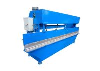 China Blue Color Hydraulic Sheet Bending Machine Plane Width ≤4m Raw Material GI / PPGI / PPGL for sale
