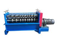China Blue Color Steel Shearing Machine , 9 Blades Sheet Shearing Machine Weight 1000KG for sale