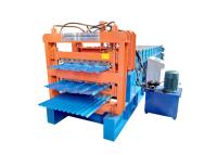 China Aluminum Tile Corrugated Roll Forming Machine , Three Layer IBR Sheet Making Machine for sale