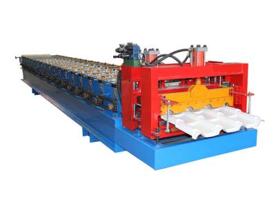 China Iron Sheet Glazed Tile Roll Forming Machine Low Energy Consumption ISO9001 Approved for sale