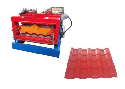 China Supermatic Glazed Tile Roll Forming Machine Main Motor Power 3-6KW With Cycloidal Reducer for sale