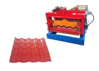 China Supermatic Glazed Tile Roll Forming Machine Main Motor Power 3-6KW With Cycloidal Reducer for sale