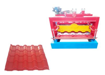 China Antique Roof Glazed Tile Roll Forming Machine 45# Steel Material Dimension 7.5*0.8*1.5m for sale