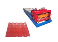 China Antique Roof Glazed Tile Roll Forming Machine 45# Steel Material Dimension 7.5*0.8*1.5m for sale