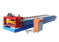 China Easy Operation Steel Tile Forming Machine , Roof Tile Forming Machine Material Width 1250mm for sale