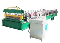 China Memorial Gate Frame Roofing Sheet Roll Forming Machine With Hydraulic Power for sale