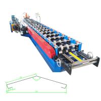 China PPGI PPGL Color Steel Galvanized Ridge Capping Roll Forming Machine Hydraulic Cutting for sale