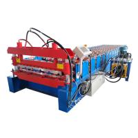 China Building Material Roofing Sheet Roll Forming Machine For Metal , Low Noice for sale