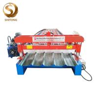 China Colored Galvanized Steel Sheet Sheet Metal Roll Forming Machines With Servo Motor Drive Motor And IBR Machine With Curving for sale