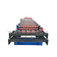 China Corrugated And Trapezoidal Double Layer Roll Forming Machine Hydraulic Full Automatic for sale