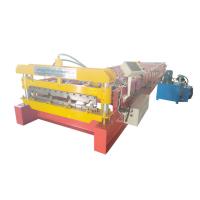 China Color Steel Sheet Metal Roll Forming Machines Galvanized Bias Roof Making for sale