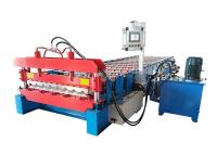 China PPGI Sheet With Ribs Metal Roof Making Machine Special For Custruction Company for sale