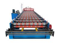 China PPGI Sheet With Ribs Metal Roof Making Machine Special For Custruction Company for sale