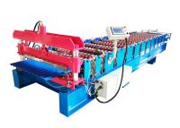 China Popular Corrugated Steel Roofing Sheet Roll Forming Machine For Wall And Roof Of House for sale