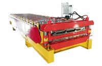 China Roofing And Wall Sheet Double Layer Roll Forming Machine With Digital Control for sale