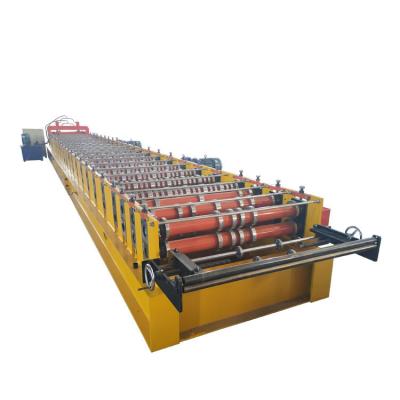 China Precision 1250mm Plate Width Floor Deck Roll Forming Machine 15m/min for sale