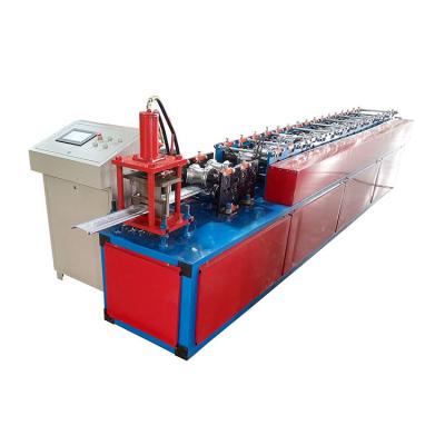 China Plc Control Roller Shutter Door Roll Forming Machine For Purlin Production for sale