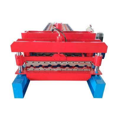 China Color Steel Plate GL 5.5kw Metal Roof Roll Forming Machine for sale