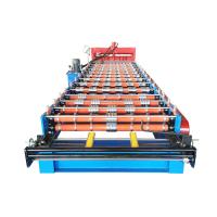 China Color Steel Plate PPGL 5m/Min Glazed Tile Forming Machine for sale