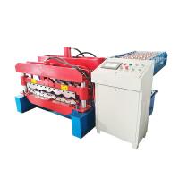 China Gi Coil 1200mm Delta Glazed Tile Roll Forming Machine for sale