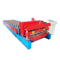 China Gi Coil 1200mm Delta Glazed Tile Roll Forming Machine for sale