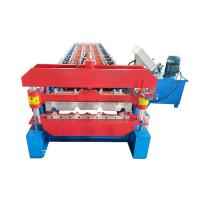 China Chain Drive 20m/Min 0.2mm PLC Metal Roof Making Machine for sale