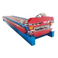 China Chain Drive 20m/Min 0.2mm PLC Metal Roof Making Machine for sale