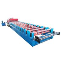 China Steel Plate PPGI 4m/Min Glazed Tile Roll Forming Machine for sale