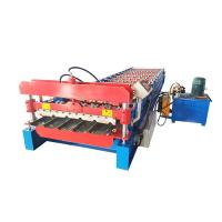 China Double Layer Corrugated 5.5kw Roofing Sheet Roll Forming Machine for sale