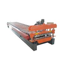 China Customized Production Roof Panels PLC Cold Roll Forming Machine for sale
