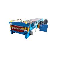 China 380v Double Layer 0.3mm Corrugated Roof Sheet Roll Forming Machine for sale