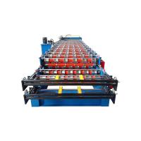 China 380v Double Layer 0.3mm Corrugated Roof Sheet Roll Forming Machine for sale