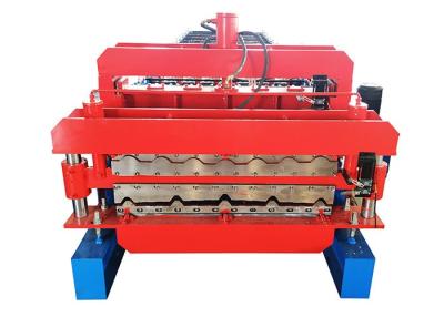 China ISO Corrugated Roof Sheet Double Layer Roll Forming Machine for sale