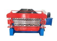 China 5.5kw Ppgi Double Layer Roofing Sheet Roll Forming Machine for sale