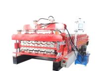 China Steel Roof And Wall Panel Making 380V Double Layer Roll Forming Machine for sale